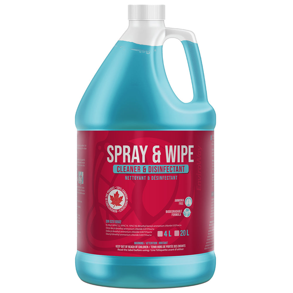 Spray & Wipe Cleaner & Disinfectant – GreenWay Chemical