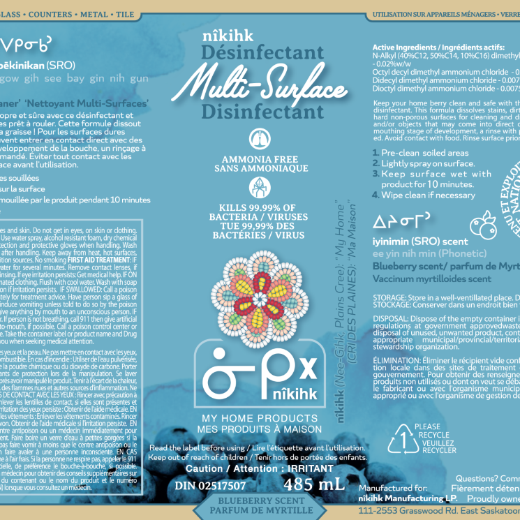 Multi Surface Cleaner-Blueberry, 485ml – GreenWay Chemical